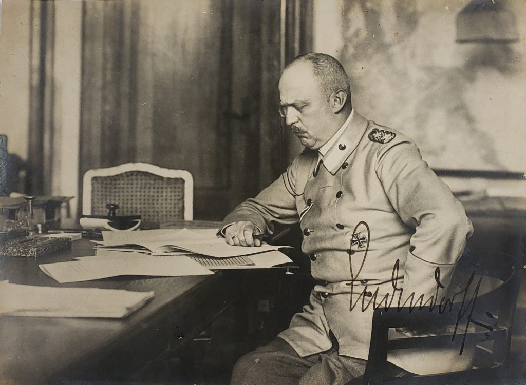 Erich Ludendorff – Autograph – The Hebel Collection
